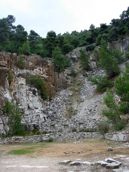 The Old Marble Quarry in Dionysos
