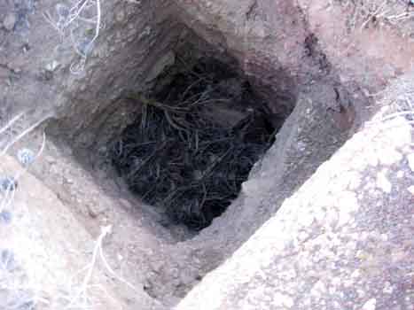 Photos of vertical mine shafts - Legrena Valley, Lavrio, Greece