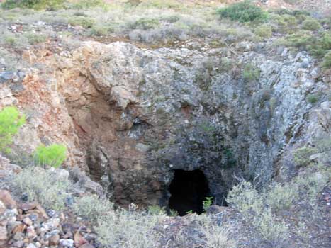 Photos of vertical mine shafts - Legrena Valley, Lavrio, Greece